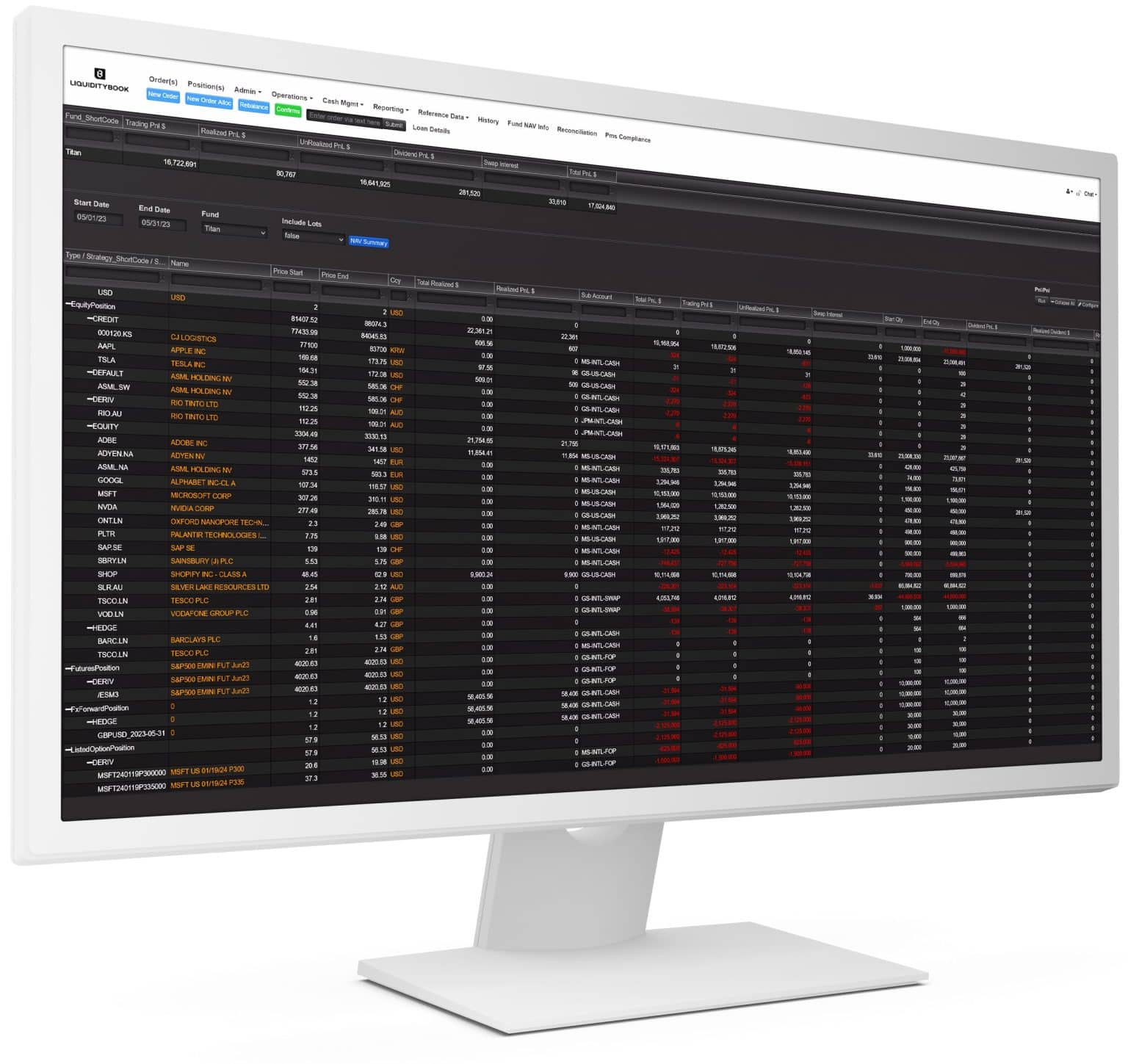 LBX PMS - LiquidityBook - Financial Trading Software